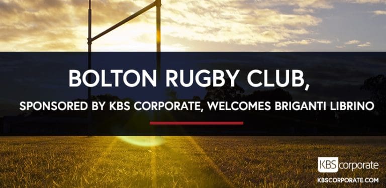 Bolton Rugby Club, sponsored by KBS Corporate, welcomes Briganti ...