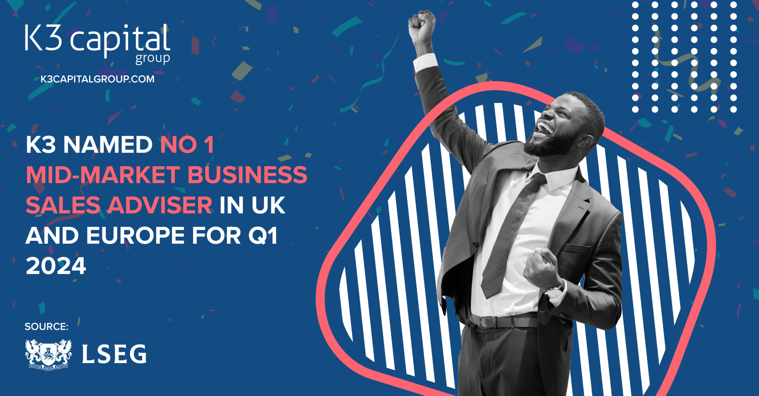 Q1 2024: K3 Capital Group is number 1 in Europe | KBS Corporate